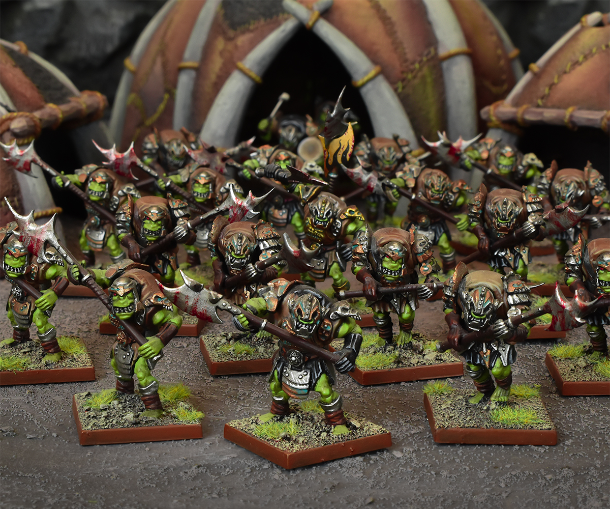 Orc Greatax Warriors - Mantic Games