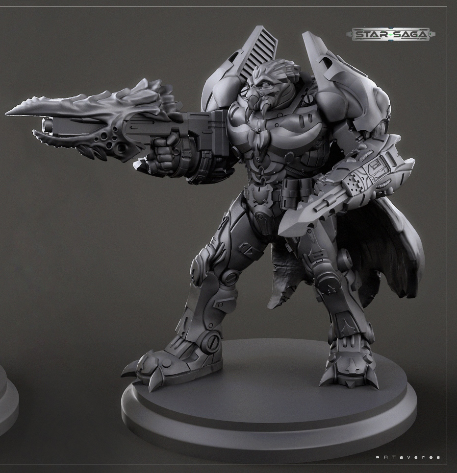 Star Saga Kickstarter Exclusive Blaine unveiled - Mantic Games
