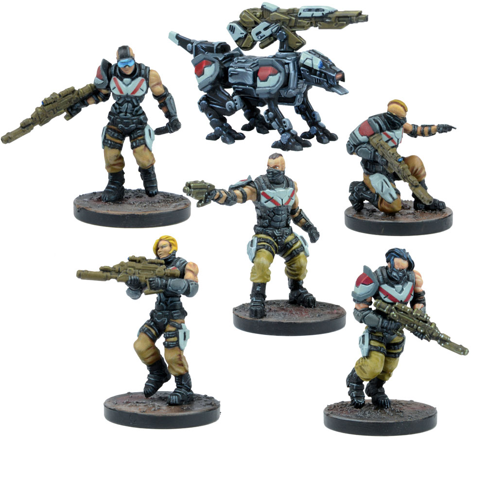 Enforcers: Building your first Strike Teams - Mantic Games