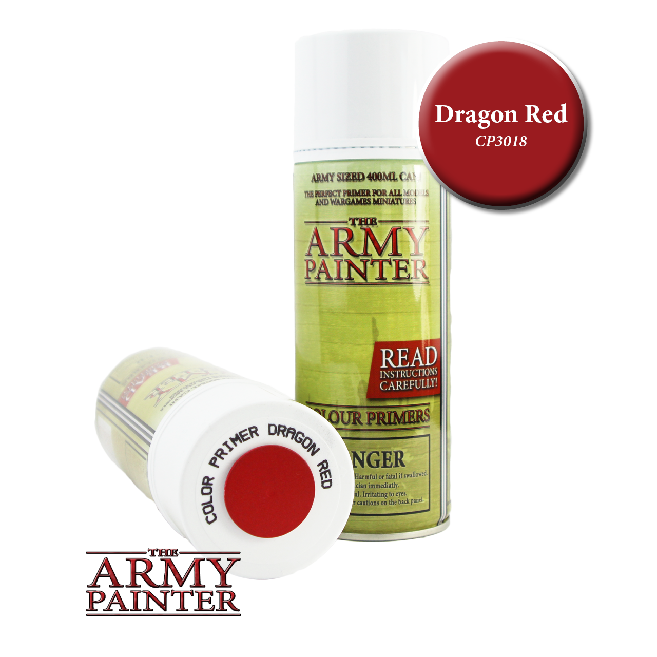 Army Painter Colour Primer Dragon Red - Mantic Games