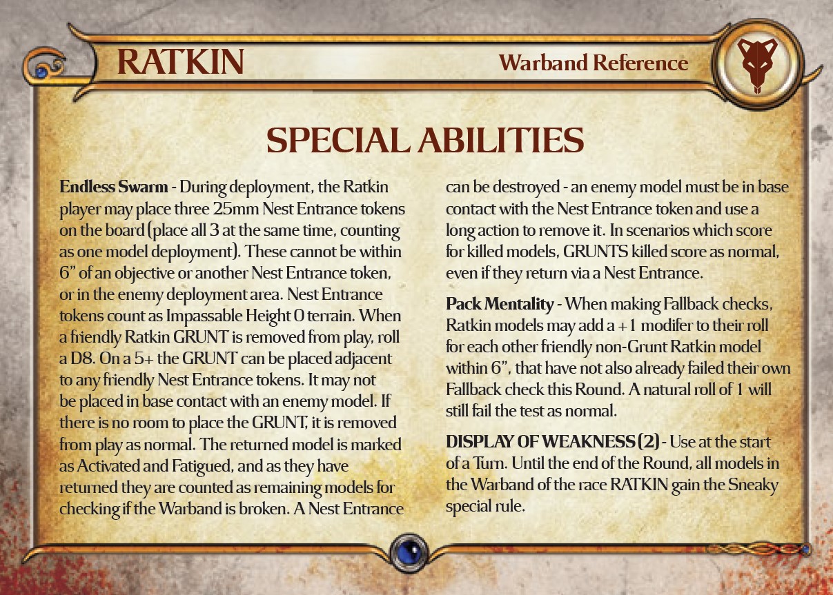 Ratkin warband preview - Mantic Games