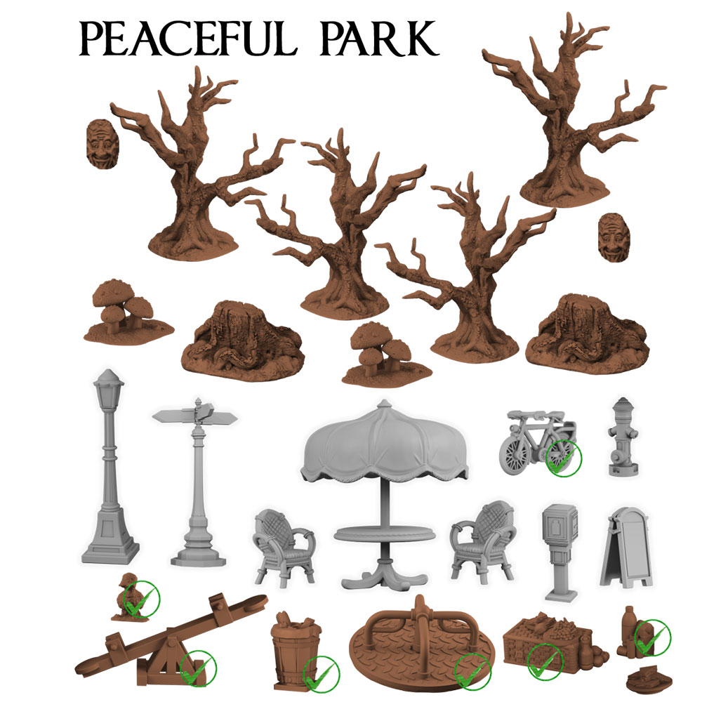Peaceful Park Set - Mantic Games