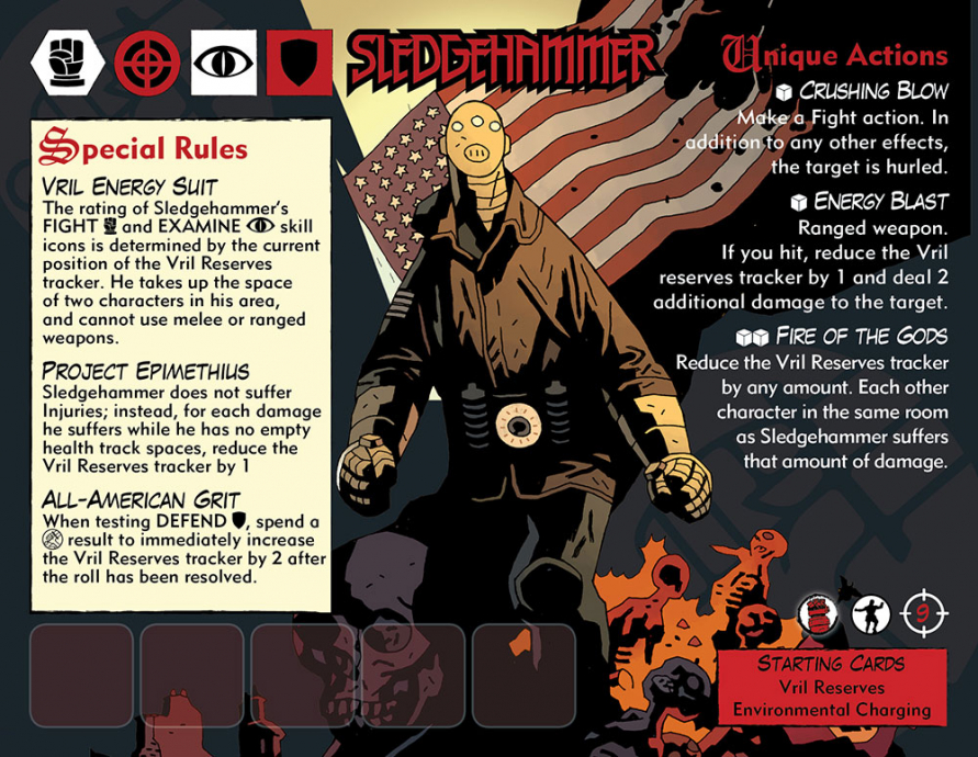 Hellboy: The Board Game - New Agents - Mantic Games