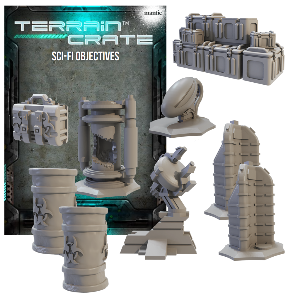 Sci Fi Terrain Objectives Mantic Games