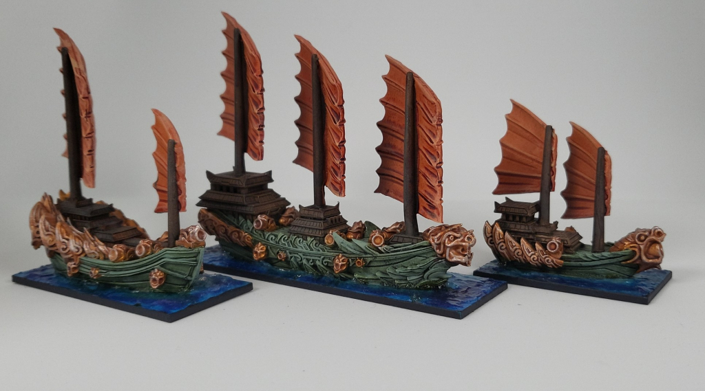 Staff Showcase - Armada - Salamander Fleets - Mantic Games
