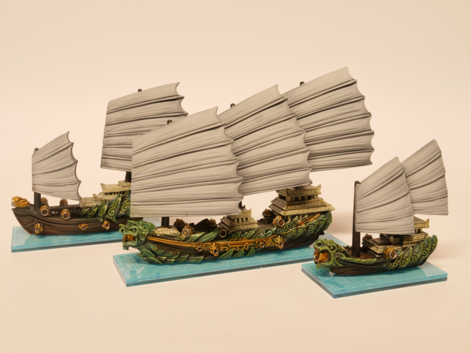 Staff Showcase - Armada - Salamander Fleets - Mantic Games