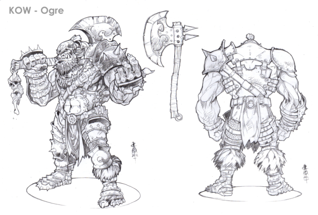 Ogres Have Layers - Designing The Hard Plastics - Kings Of War - Mantic ...