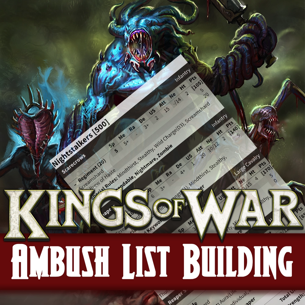 How To Build An Ambush Army - Kings Of War - Mantic Games