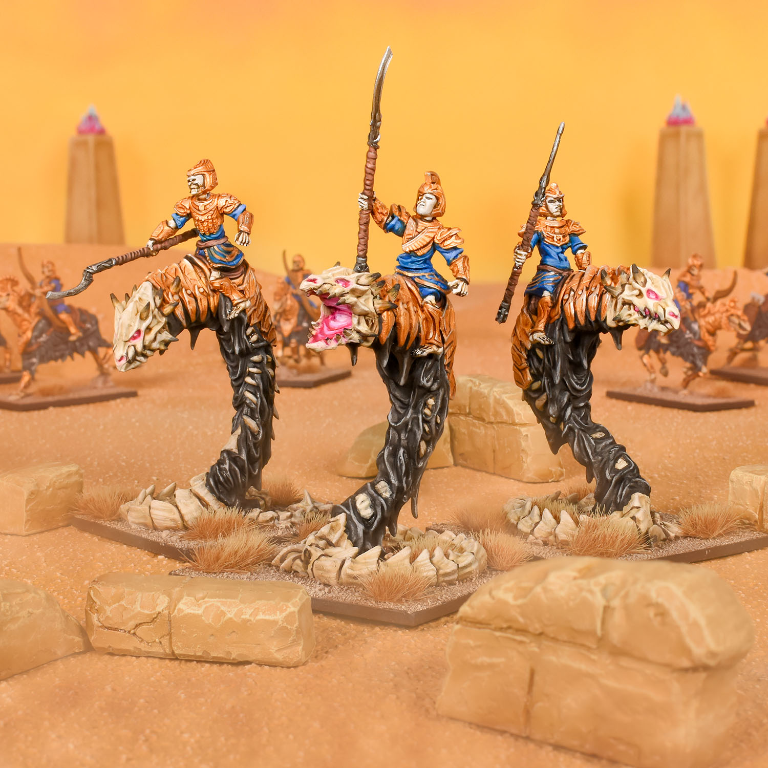 Empire of Dust Sandborne Wyrm Riders - Mantic Games
