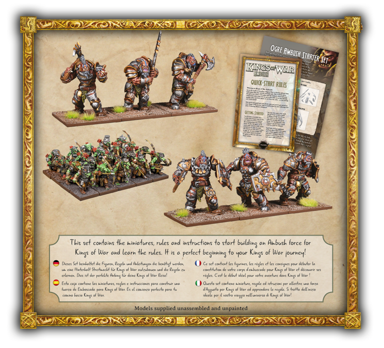 Kings of War Ogre Ambush Starter Set - Mantic Games