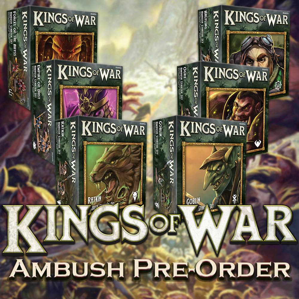 Learn Ambush With These SIX Brand New Starter Sets - Mantic Games