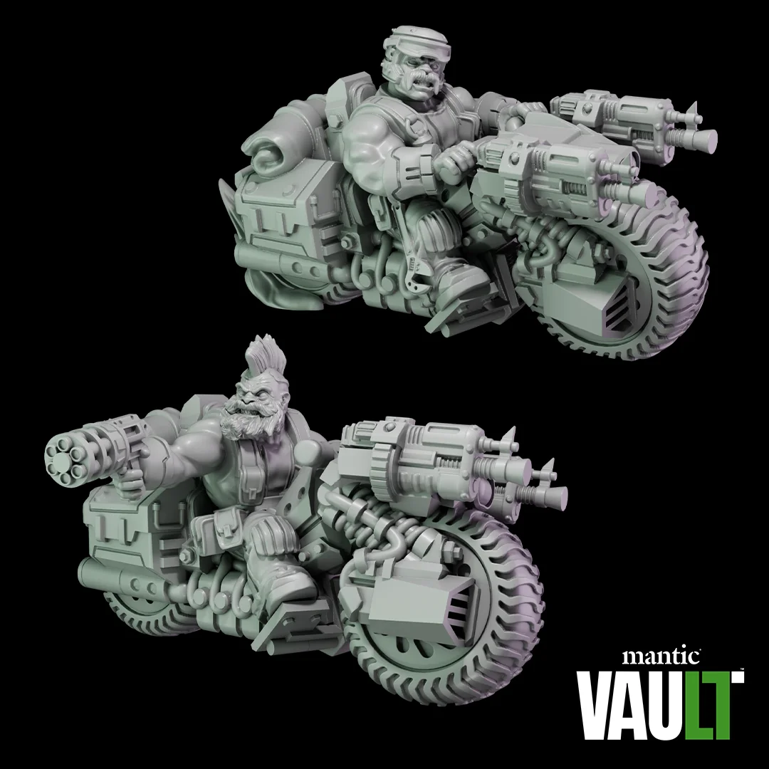 Forge Father Valkyr Bikes - Mantic Games