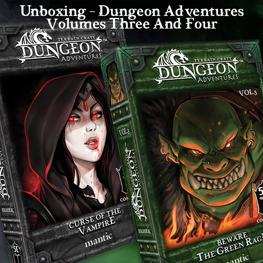 Unboxing Dungeon Adventures Volumes Three And Four - Mantic Games