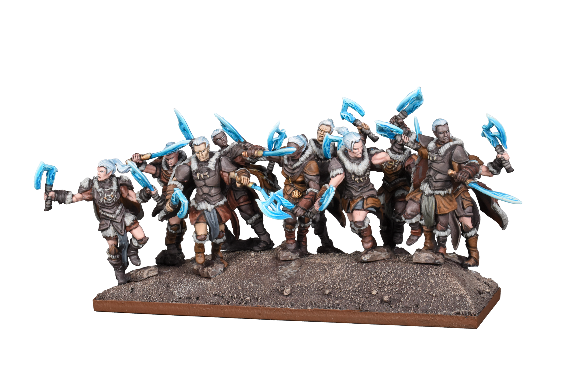 Northern Alliance Ice Kin Hunters / Half-Elf Berserkers - Mantic Games