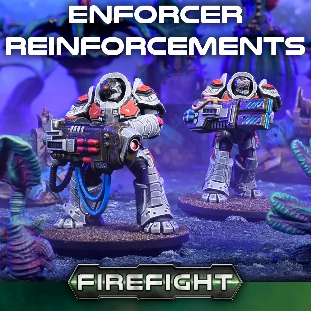 FIREFIGHT: Enforcer Pre-Orders & More - Mantic Games