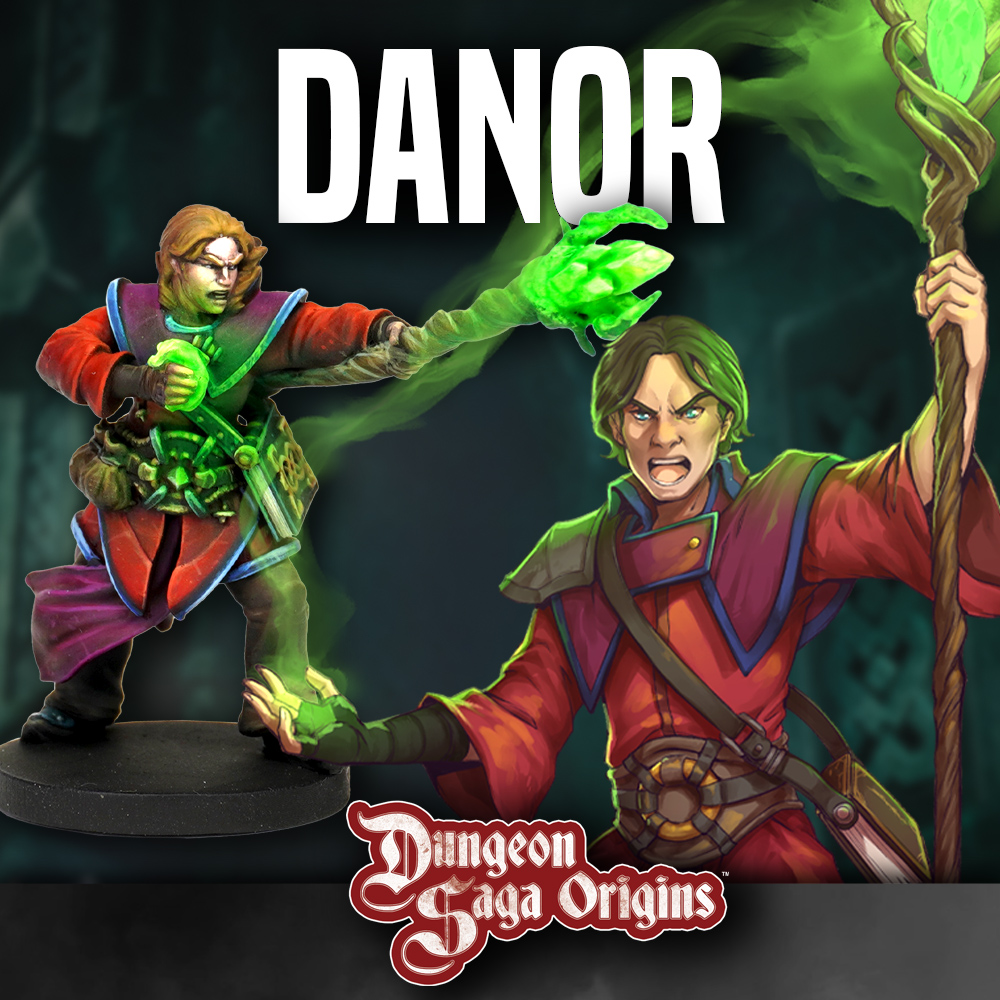 The Heroes of Dungeon Saga Origins - Danor - Mantic Games