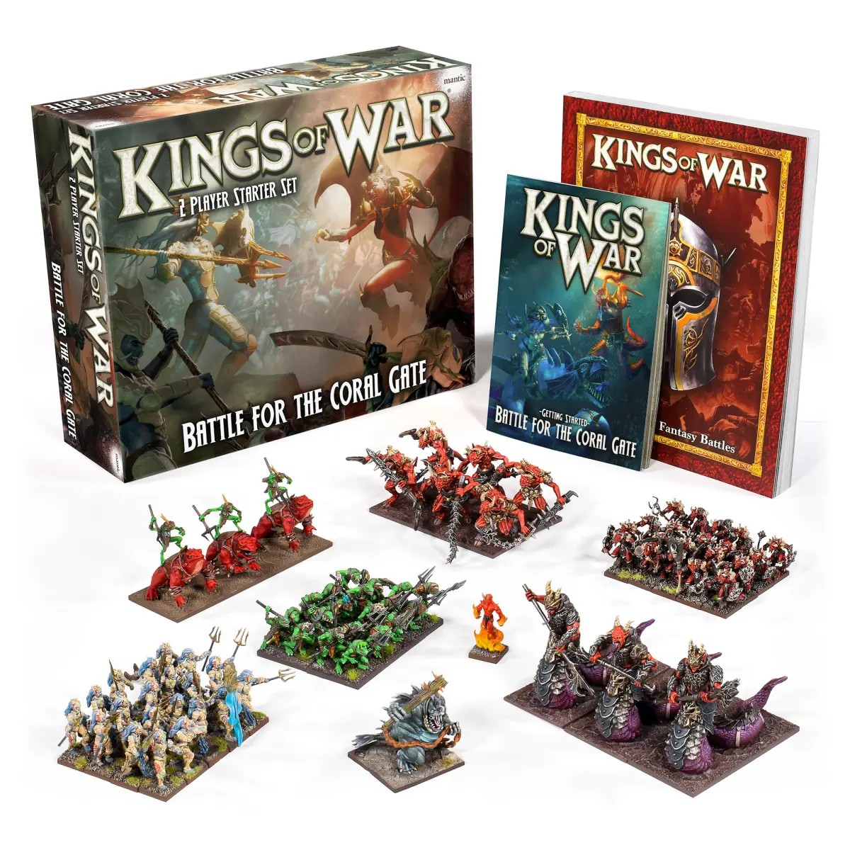 Battle for the Coral Gate 2-Player Starter Set (3rd Edition) - Mantic Games