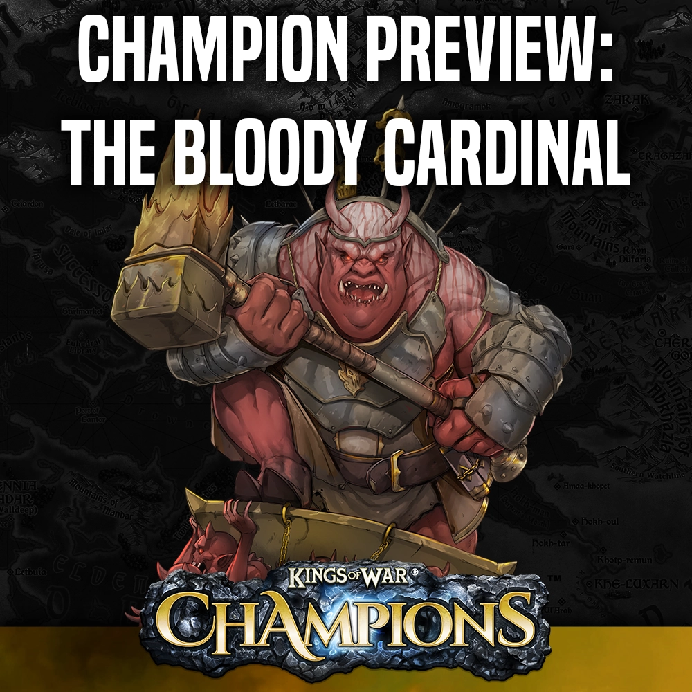 The Bloody Cardinal: Larger-Than-Life Villainy - Mantic Games